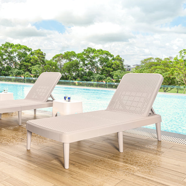 Lagoon TAHITI Outdoor Rattan Chaise Lounge - 1 unit / set